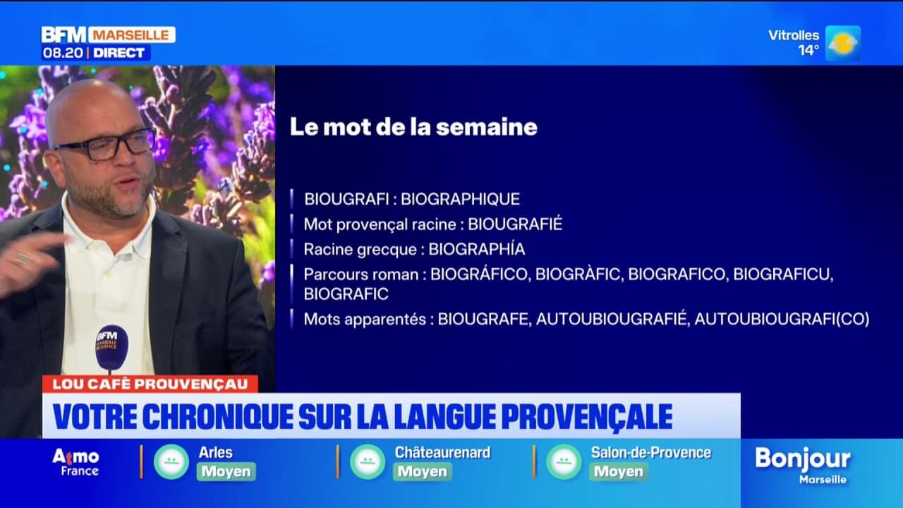 Lou Café Prouvençau: biougrafi, le mot de la semaine