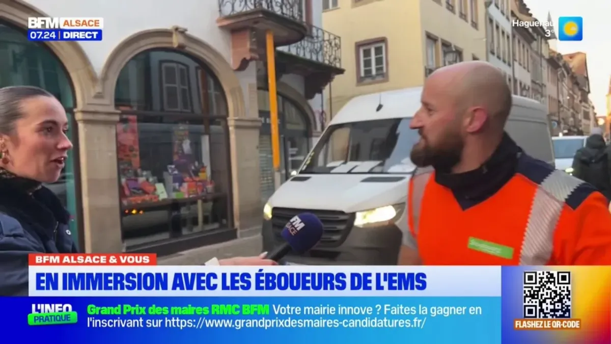 BFM Alsace et vous: en immersion avec les éboueurs de l'EMS