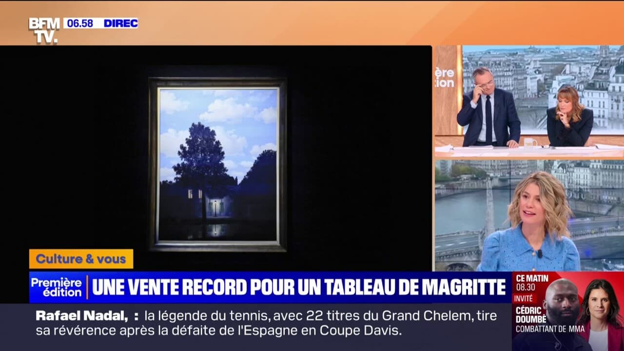 Un tableau de Magritte vendu 121 millions de dollars aux enchères à New ...