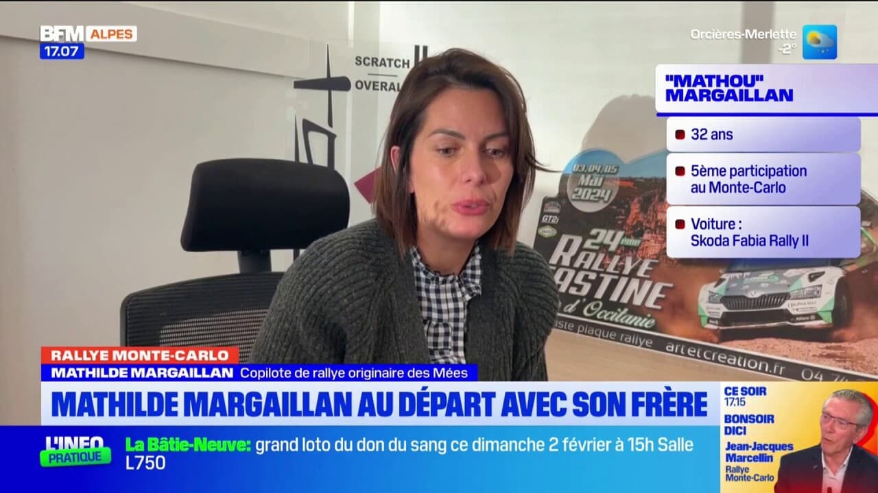 Rallye Monte-Carlo: Mathilde Margaillan fixe ses objectifs pour sa ...