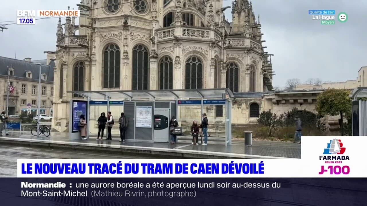 Caen: le tracé du la future ligne de tramway dévoilé