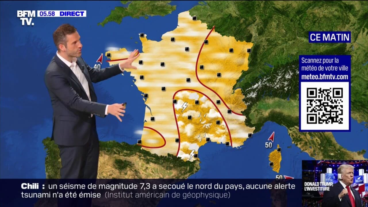Ce vendredi sera la journée la plus chaude de la semaine