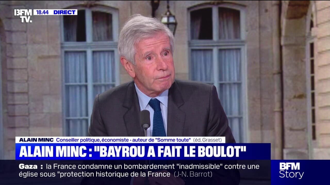 La taxe Zucman serait "une folie absolue", selon Alain Minc, conseiller ...