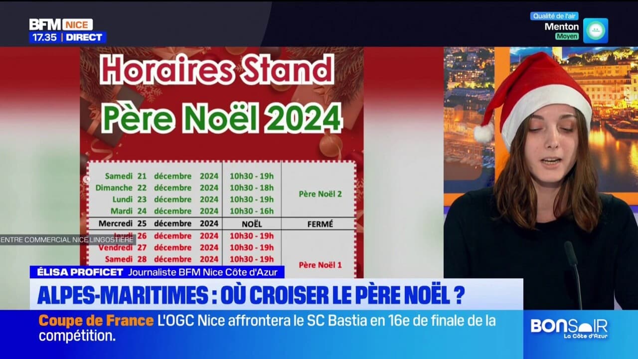 Alpes-Maritimes: où croiser le père Noël?