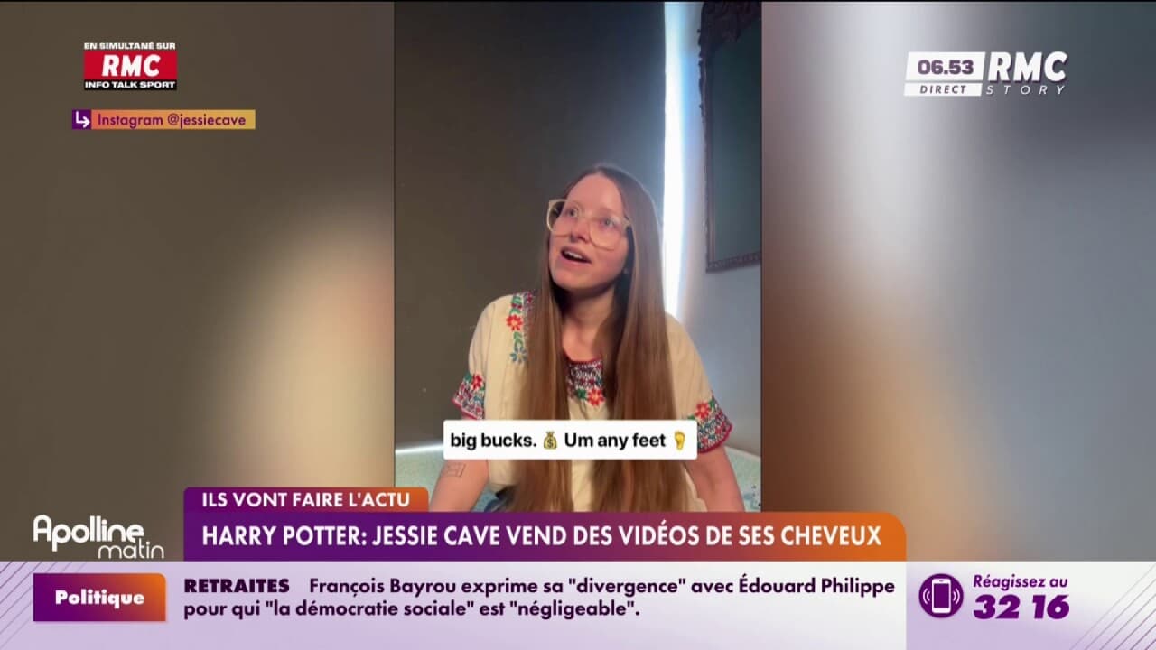 Harry Potter : Jessie Cave vend des vidéos de ses cheveux