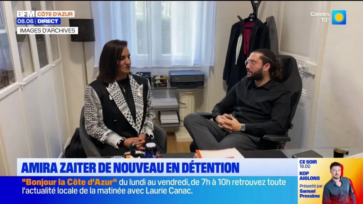 Amira Zaiter, militante pro-Palestinienne niçoise de nouveau en détention