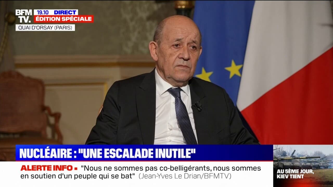 Jean-Yves Le Drian: "Vladimir Poutine a perdu la bataille de la ...