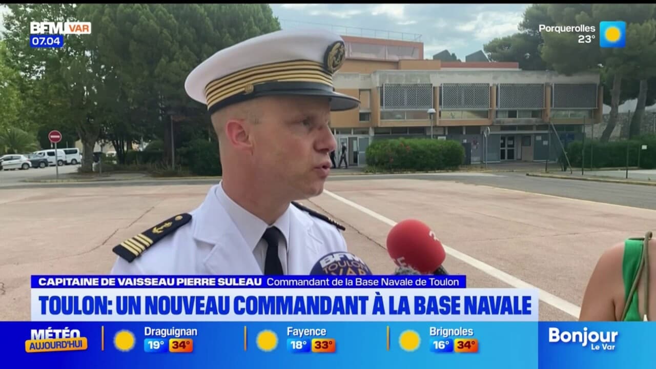Toulon: Pierre Suleau est le nouveau commandant de la base navale