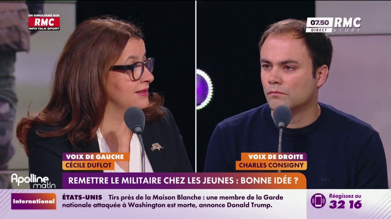 "Je serais favorable à un service militaire obligatoire", déclare ...