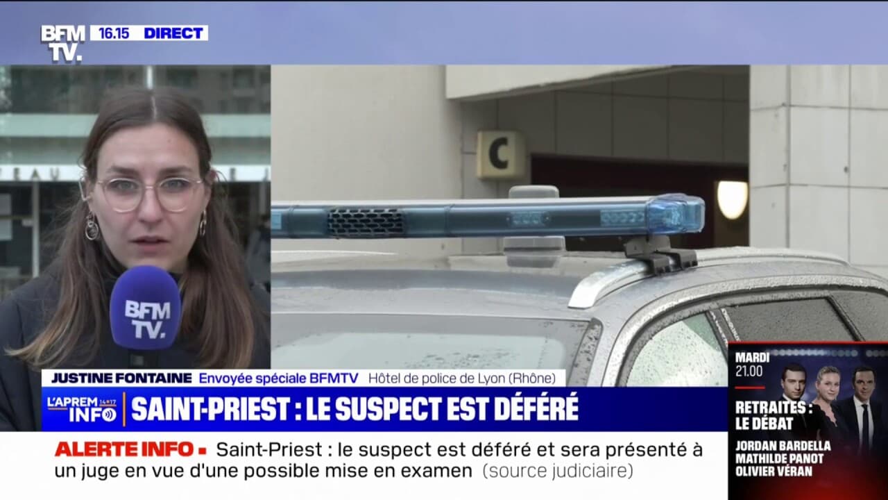 Le suspect dans le drame de Saint-Priest est déféré et sera présenté à ...