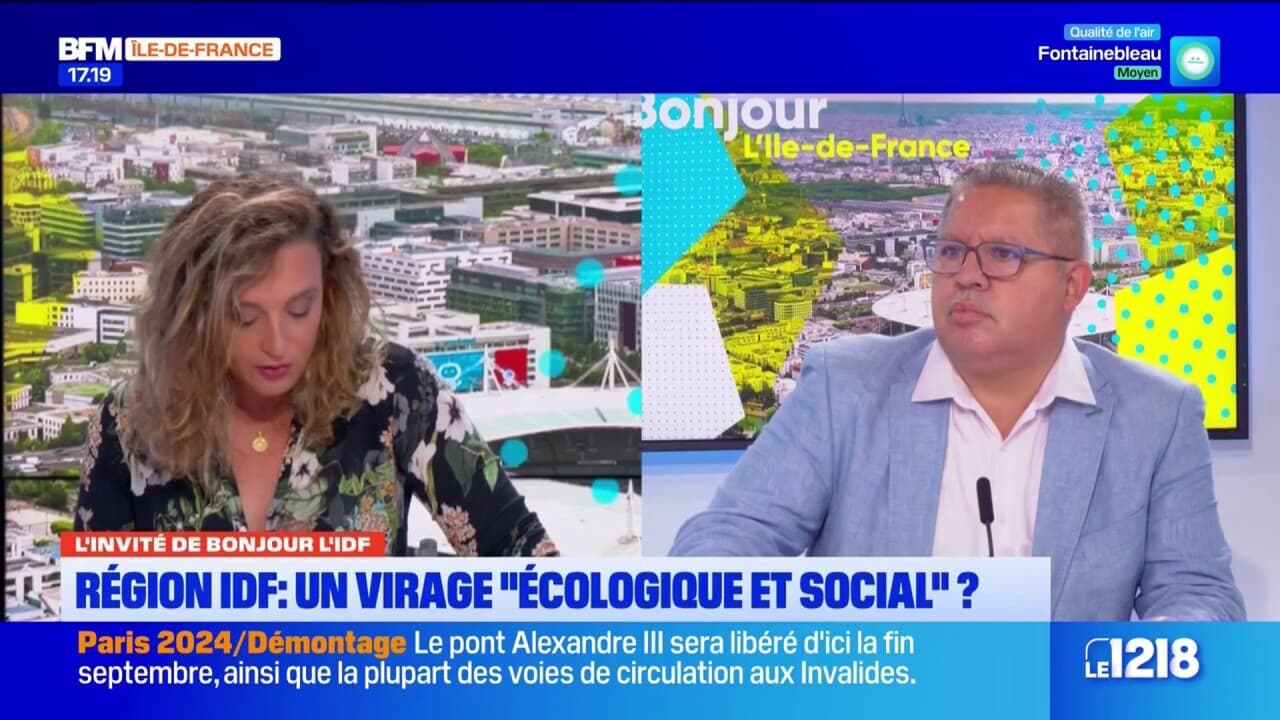 Kader Chibane, président du pôle écologiste à la région Île-de-France ...