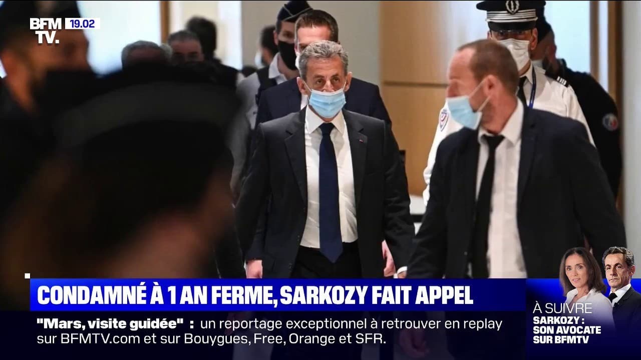 Condamné à trois ans de prison, dont un an ferme, Nicolas Sarkozy fait ... Condamné à trois ans de prison, dont un an ferme, Nicolas Sarkozy fait ...