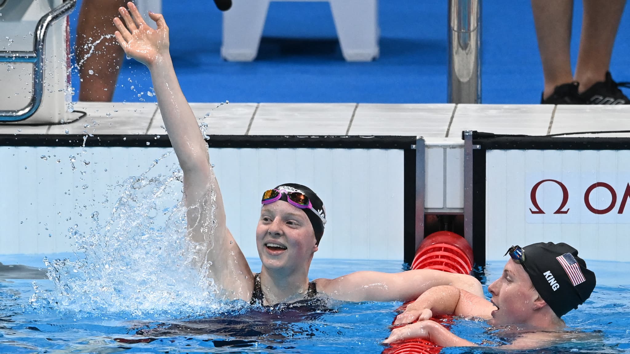 JO 2021 (natation): Jacoby, première athlète d'Alaska en or olympique