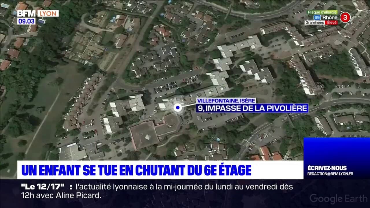 Isère: un enfant de 11 ans est mort ce mardi après une chute mortelle du 6e étage d'un immeuble ...
