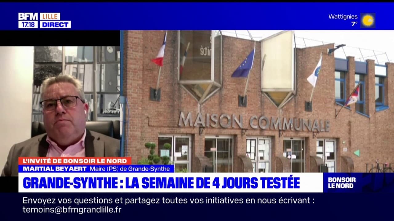 Grande-Synthe: la ville expérimente la semaine de 4 jours dans ses ...