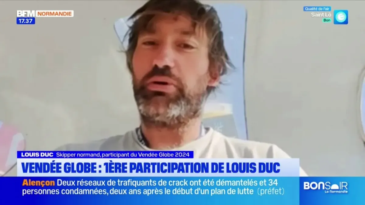 Vendée Globe 2024: le Normand Louis Duc participe à son premier tour du monde à la voile