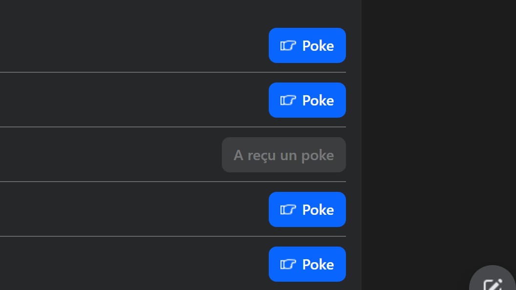 Plus personne n'en veut mais Facebook ressuscite les "Pokes"