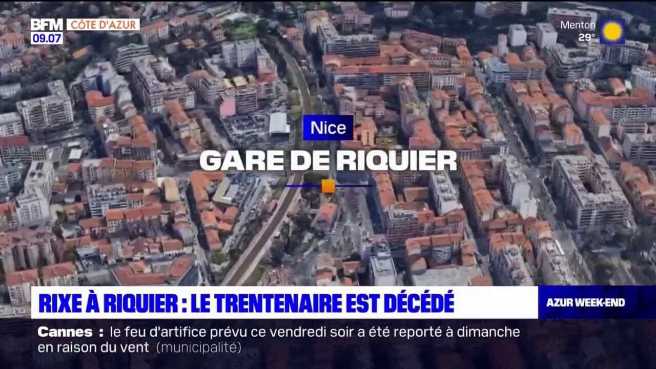Rixe à la gare Nice-Riquier: le trentenaire poignardé est mort des ...