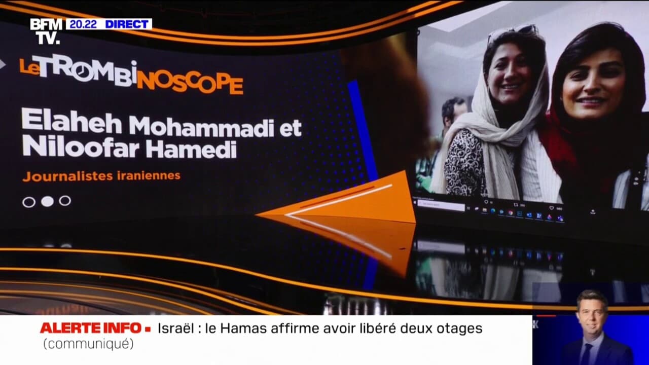 LE TROMBINOSCOPE - Elaheh Mohammadi et Niloofar Hamedi condamnées en Iran pour avoir contribué à ...