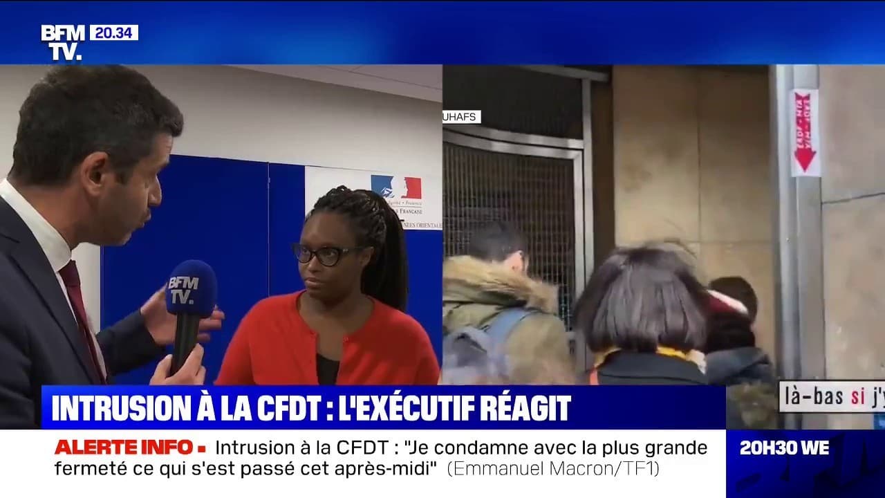 Sibeth Ndiaye: "C'est inacceptable qu'on puisse faire irruption dans ...