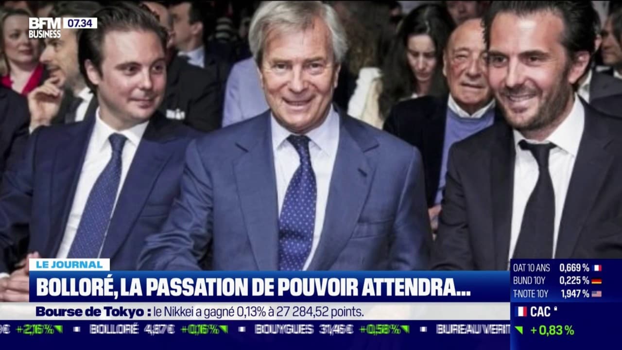 Vincent Bolloré reporte sa succession