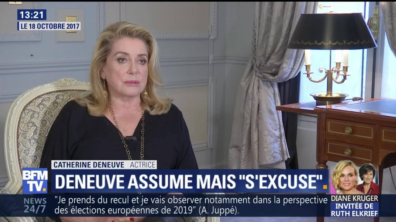 "Nous défendons une liberté d’importuner" : Catherine Deneuve assume ...