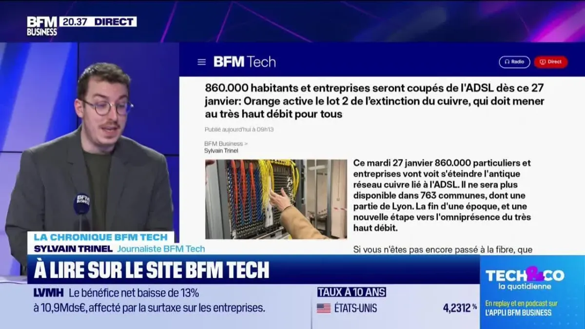 À lire sur le site Tech&Co : “860 000 habitants et entreprises seront ...