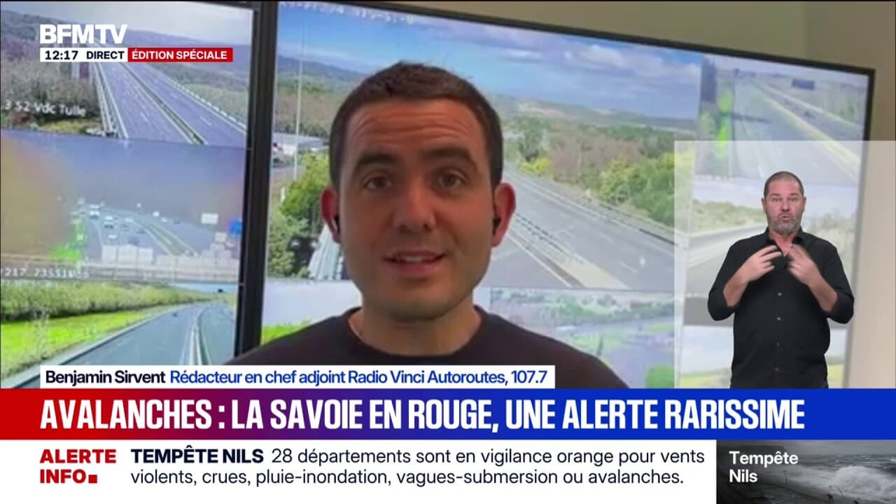 Tempête Nils: "C'est très compliqué de pouvoir se frayer un chemin sur ...
