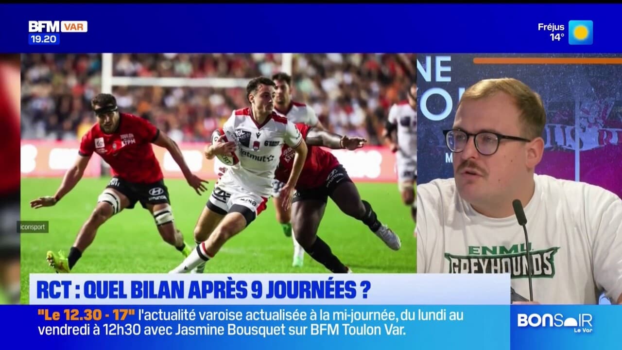 Top 14: le RCT 5e du classement après 9 journées, un début de ...