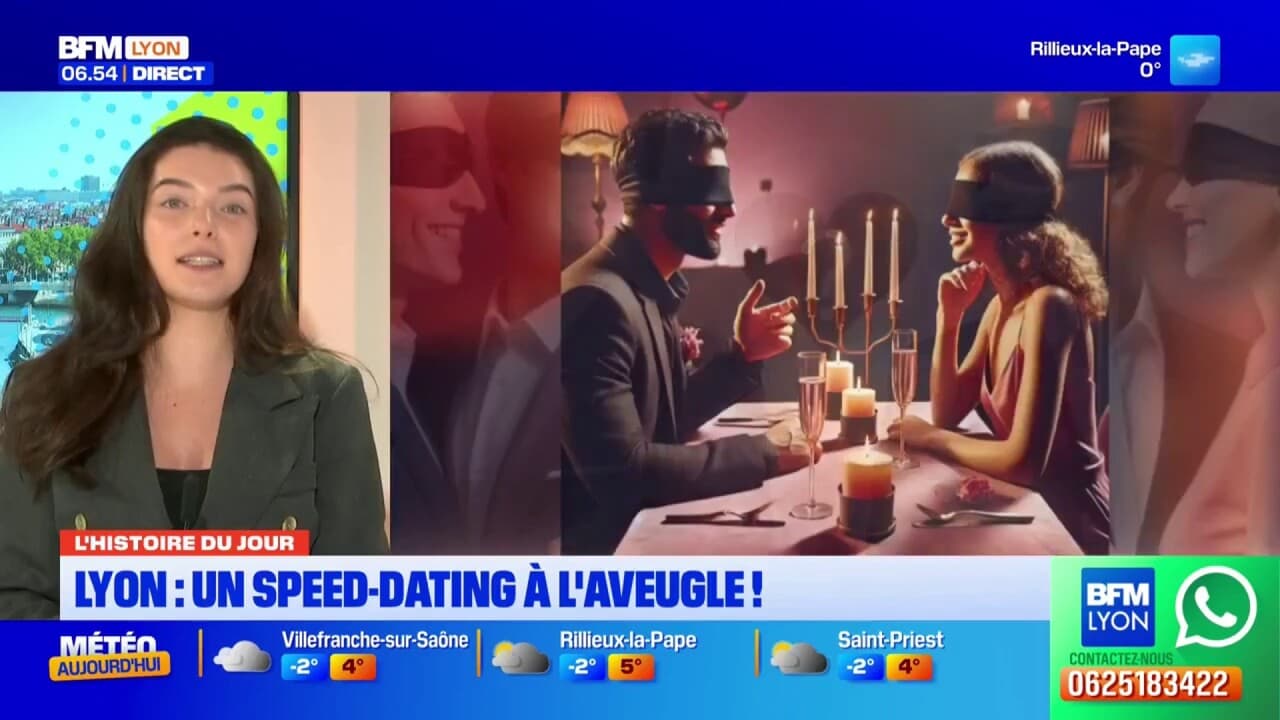 Lyon: un speed-dating à l'aveugle