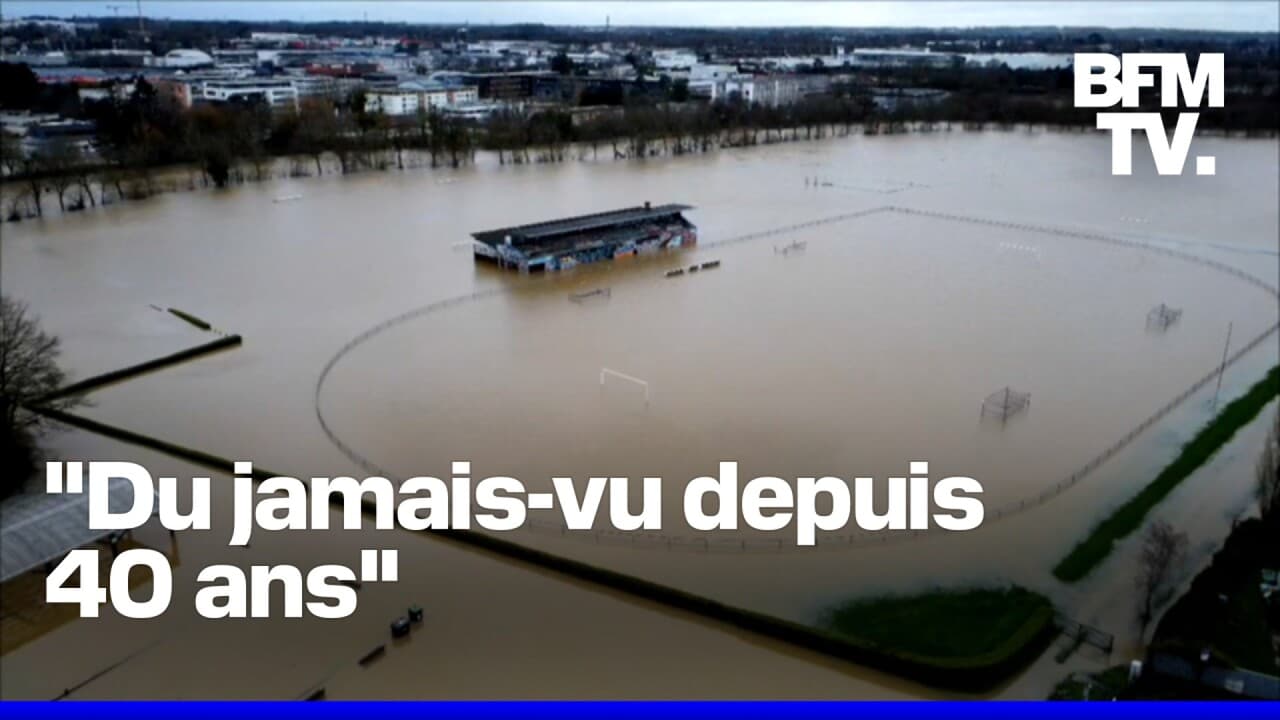 Crues: la tempête Herminia frappe l'ouest de la France