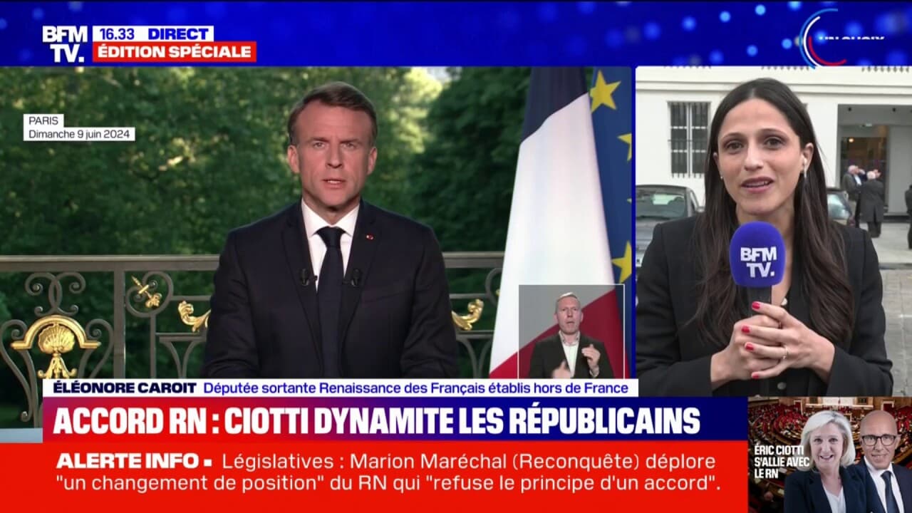 Proposition d'alliance RN/LR: "Cette dissolution a au moins pour effet ...