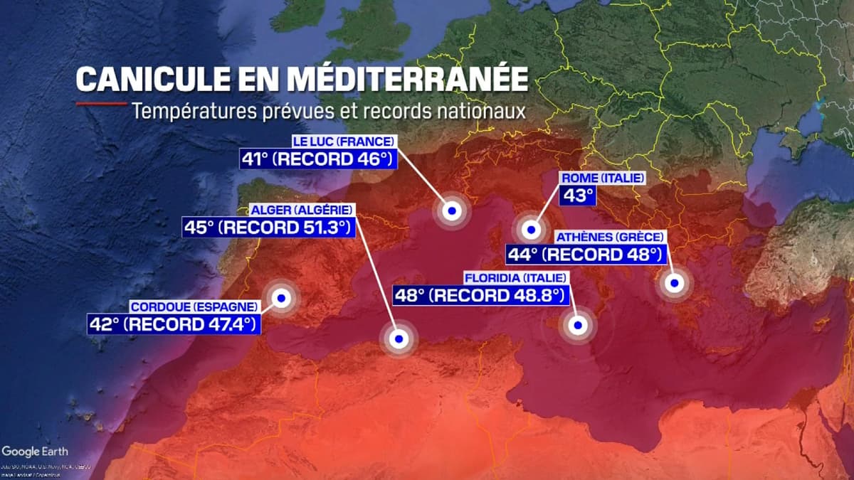 Canicule: qu'est-ce que le "dôme de chaleur" qui étouffe le sud de l ...