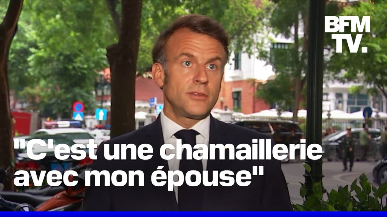 Gifle de Brigitte Macron, guerre en Ukraine: Emmanuel Macron s'est exprimé depuis le Vietnam