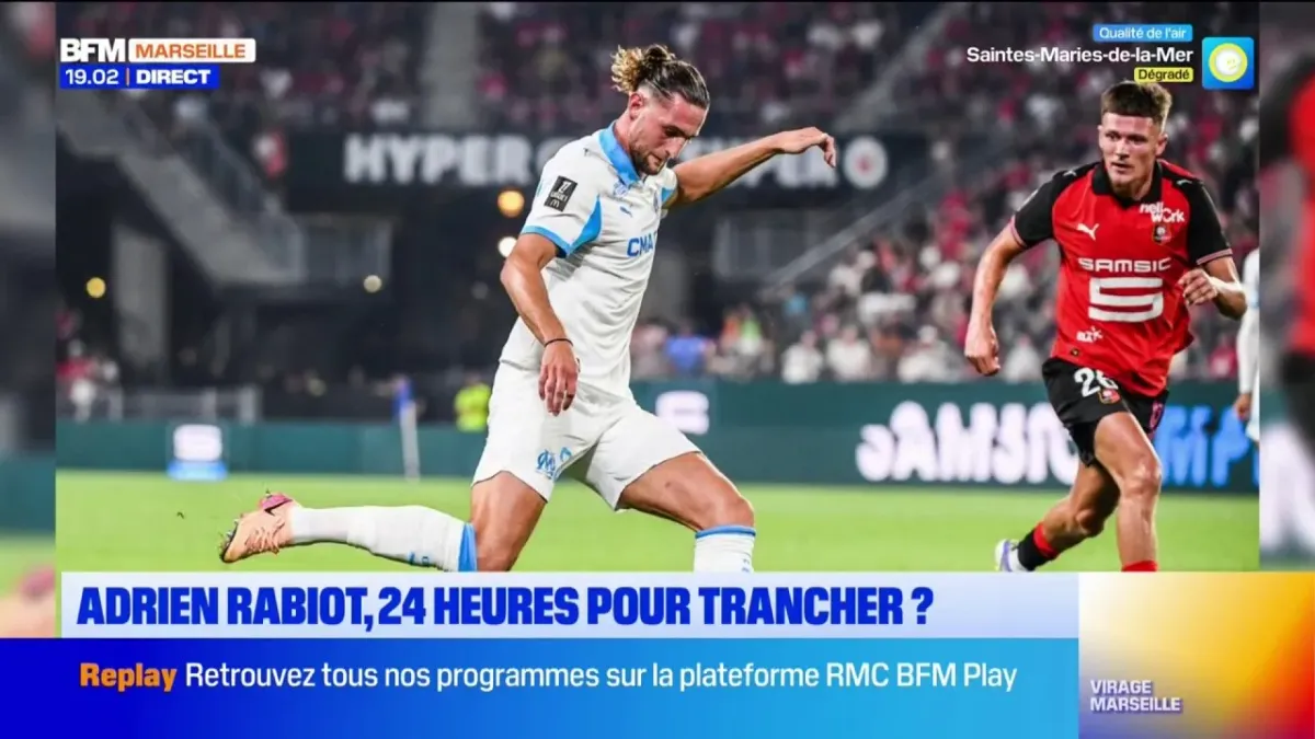Adrien Rabiot, 24 heures pour trancher ? L'avis de nos invités dans Virage Marseille