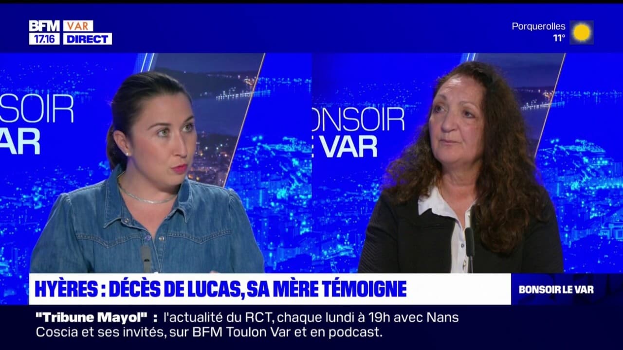 Hyères: la mère de Lucas, mort en raison d'un choc sceptique, témoigne